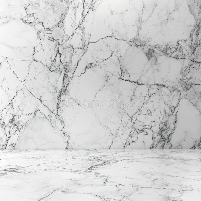 Elegant White Marble Texture with Natural Veining Patterns Stock Image ...