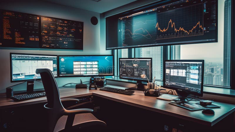 Refined Workspace: the Essence of Organized Efficiency Stock Illustration - Illustration of ...