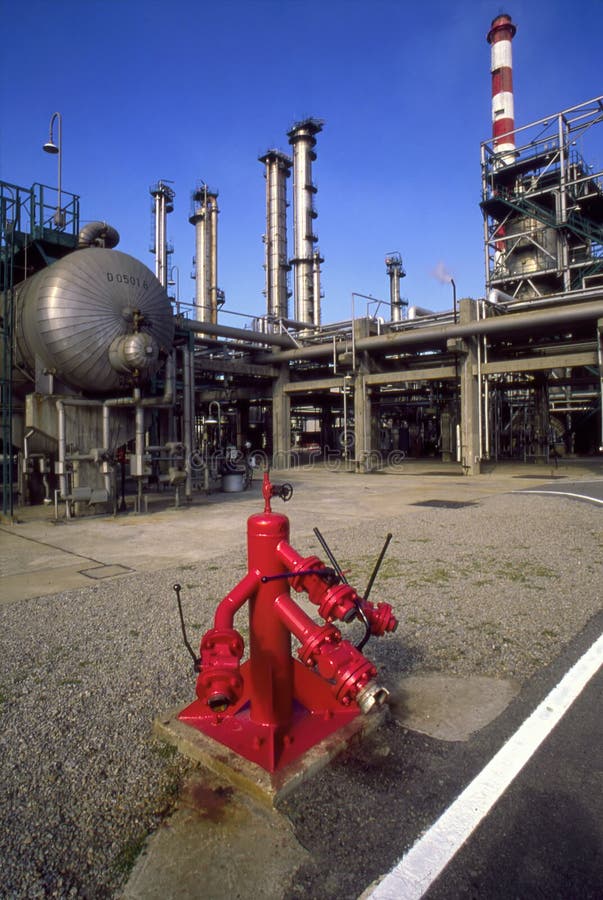Refinery stock image. Image of stack, equipment, boiler - 3156131