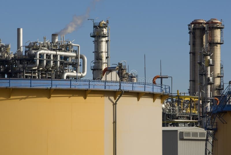 Refinery stock photo. Image of plant, environmental, production - 5103820