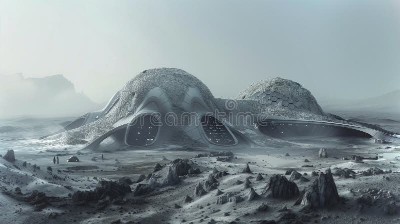 A Refinery on an Asteroid is Engaged in Regolith Excavation and ...