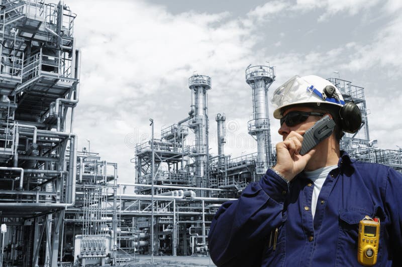 Oil Refinery stock photo. Image of environmental, environment - 5400114