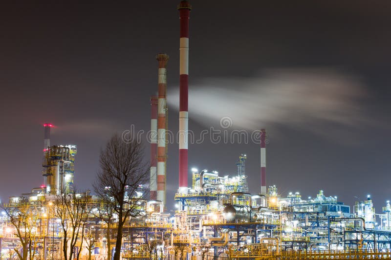 Refinery stock image. Image of transportation, metal - 36319779