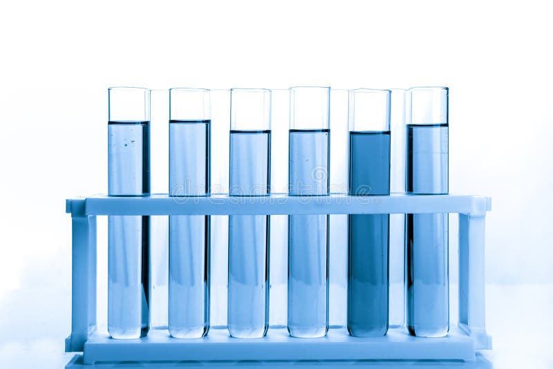 Refinery Laboratory Lab Tube, White Background Stock Photo - Image of ...