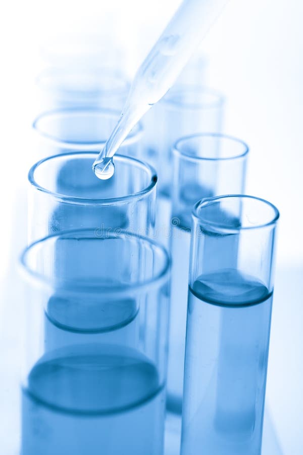 Refinery Laboratory Lab Tube, White Background Stock Photo - Image of ...