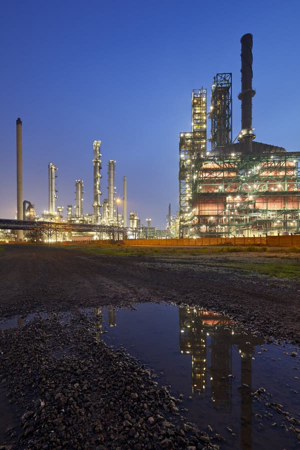 Antwerp Harbor Refinery Flare Stack Long Exposure Stock Photos - Free ...