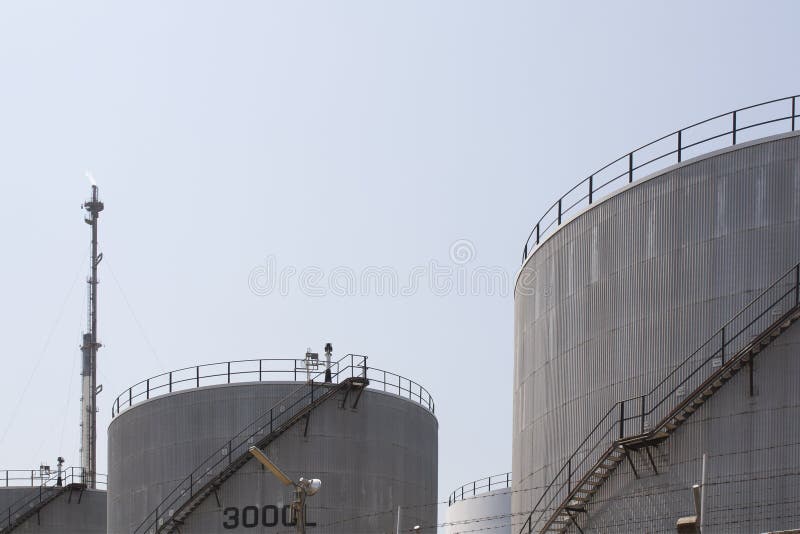 Oil and fuel towers stock photo. Image of oilindustry - 26681494