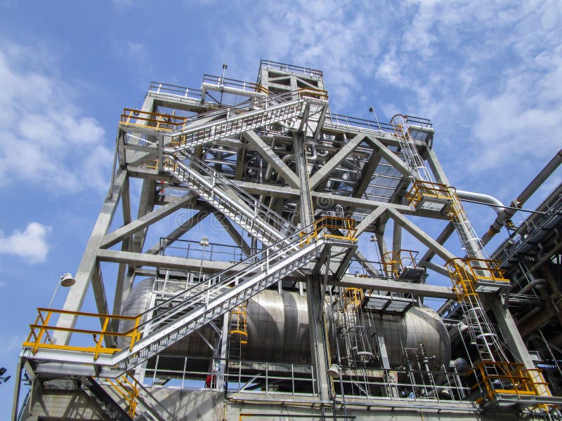 Refinery stock photo. Image of shiny, industrial, generation - 72355726