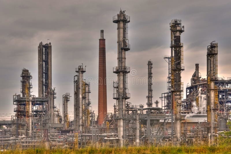 Refinery stock image. Image of industry, hdri, petrol - 34192397