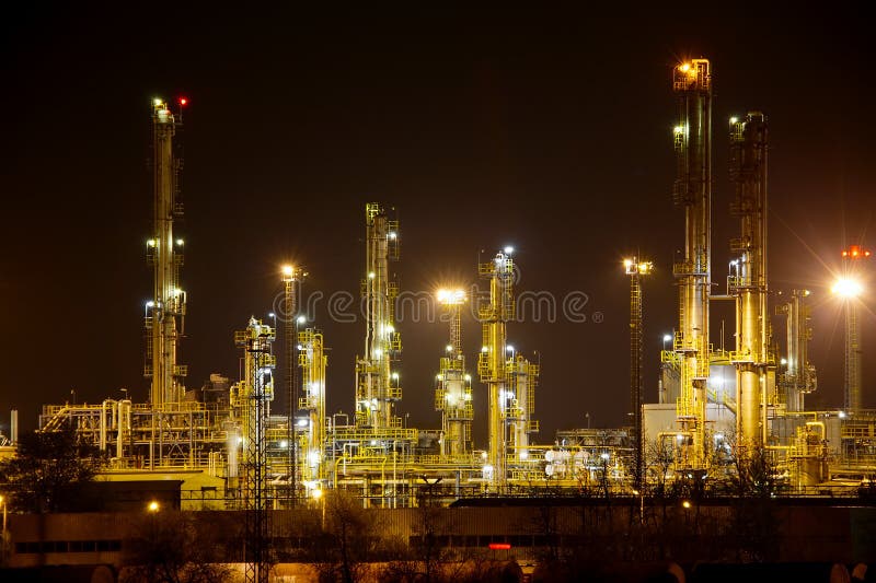Refinery stock image. Image of building, heavy, industry - 31069741