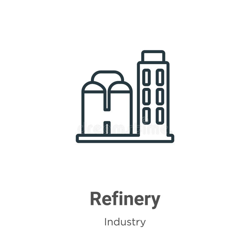 Oil Refinery Simple Line Stock Illustrations – 799 Oil Refinery Simple ...
