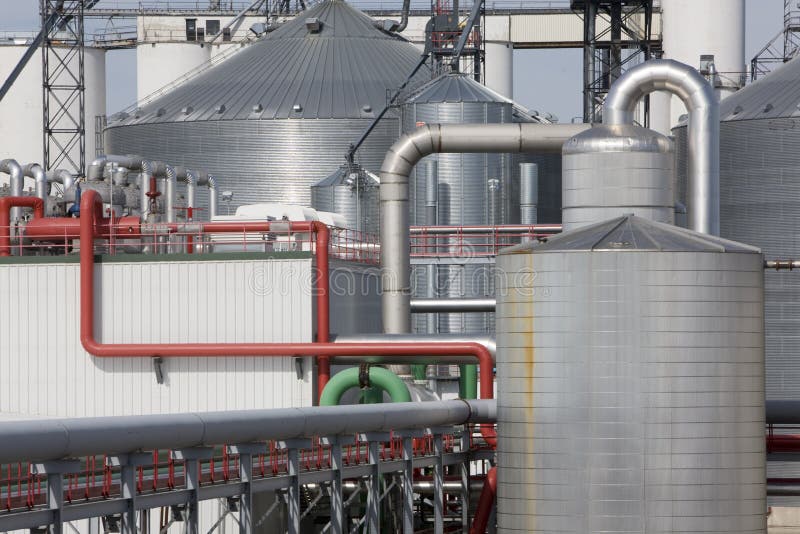 Ethanol Refinery Plant stock image. Image of farm, conserve - 9097455
