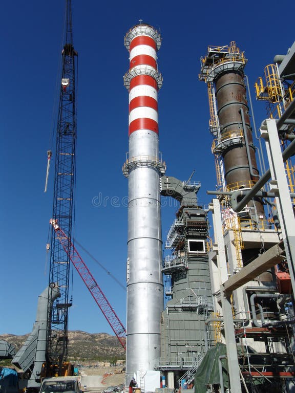 Refinery Under Construction Stock Image - Image of petroleum, explode ...