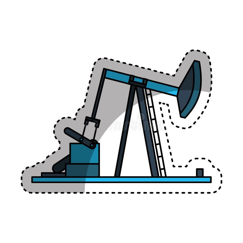 Refining Plant Isolated Icon Stock Illustration - Illustration of pump ...