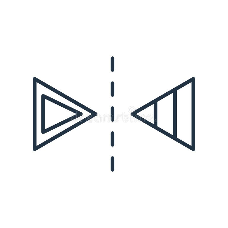 Reflect Icon in Filled, Thin Line, Outline and Stroke Style. Vector ...