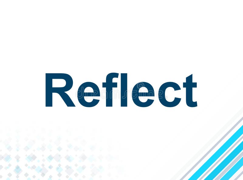 Reflect Modern Flat Design Blue Abstract Background Stock Illustration ...