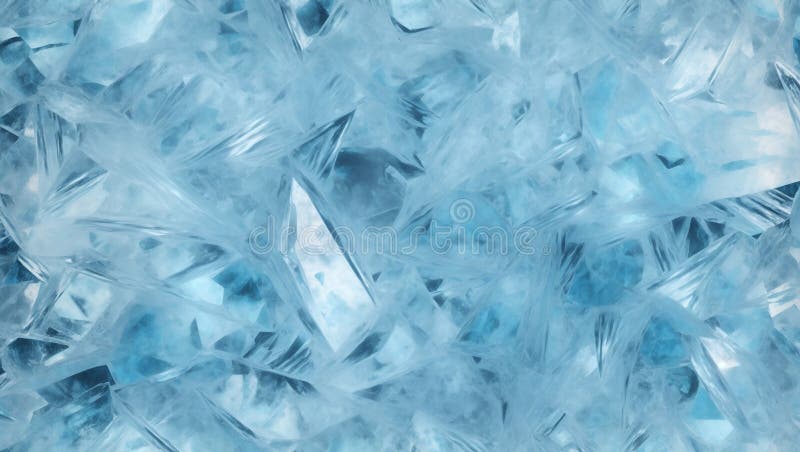 Arctic Frost Reflections Seamless Texture. AI Generate Stock ...