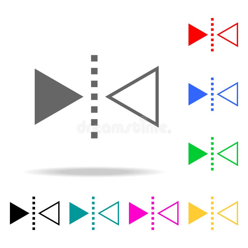 Reflect Tool Icon. Elements in Multi Colored Icons for Mobile Concept ...