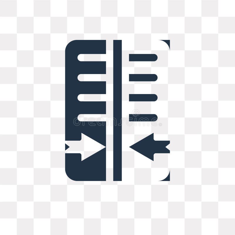 Reflect Vector Icon Isolated on Transparent Background, Reflect Stock ...