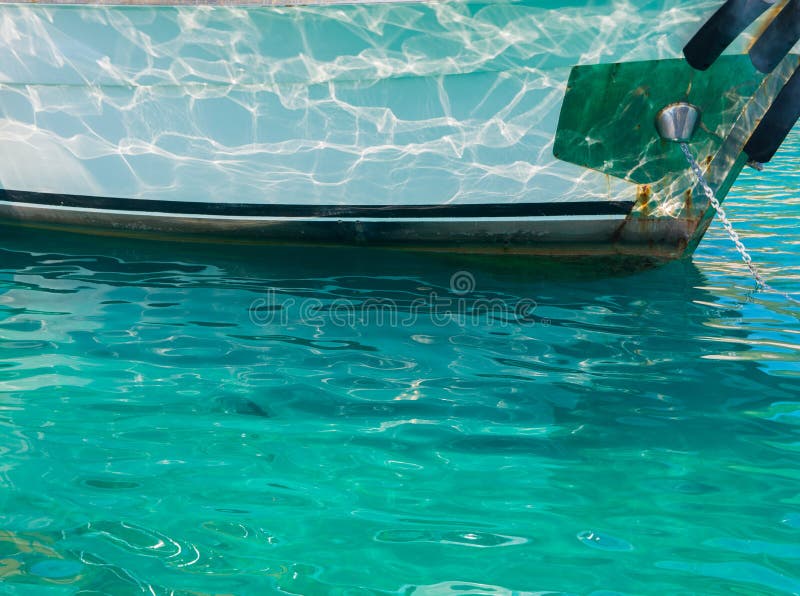 Reflection stock image. Image of turquoise, anchoring - 107887189