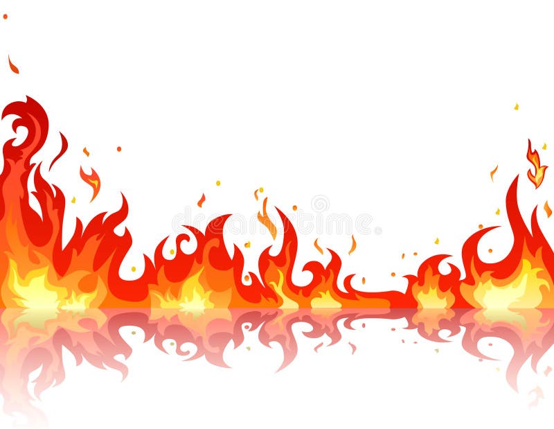 Fire web header / banner stock vector. Illustration of glow - 12541640