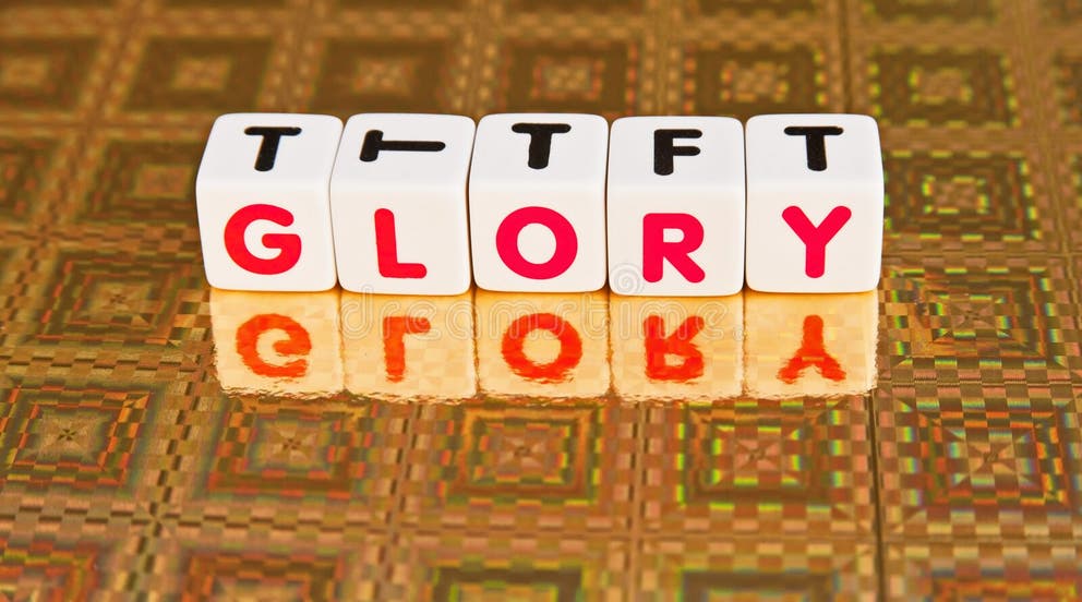 Reflected glory stock image. Image of uppercase, glory - 38026583
