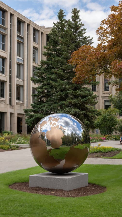 TV building globe stock photo. Image of modern, building - 101314082