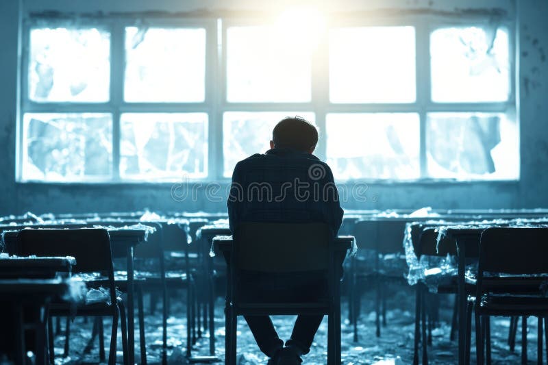 Reflecting on Isolation in a Neglected Classroom with Broken Windows ...