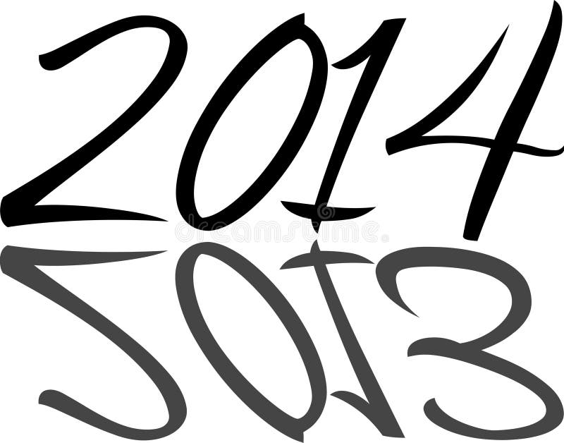 Year 2014 sign stock vector. Illustration of isolated - 33182965