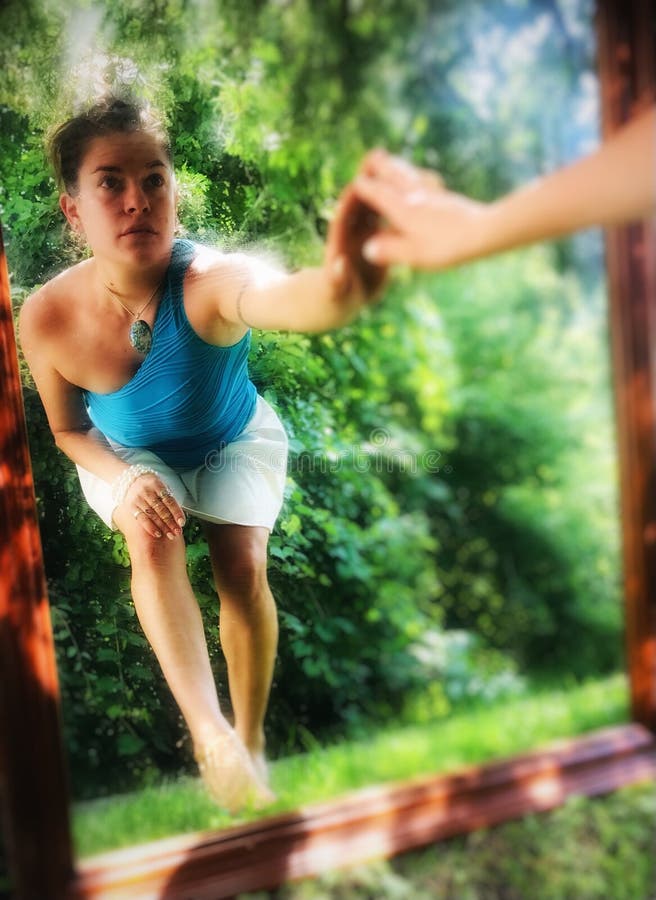 Reflecting on oneâ€™s self stock photo. Image of reflecting - 227307448