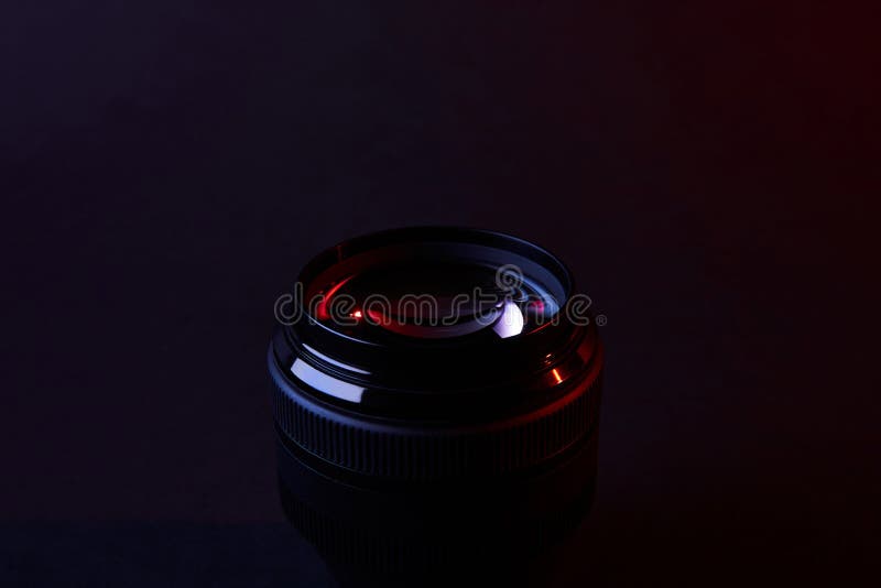 Reflecting optical lens stock photo. Image of surface - 114345848
