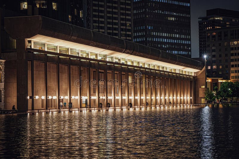 Reflecting Pool at the Christian Science Plaza Editorial Stock Photo ...