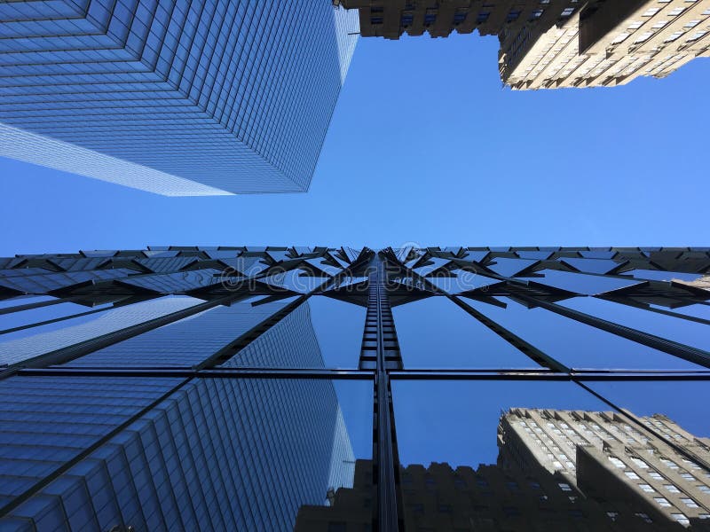 Reflecting windows stock image. Image of york, skyscrapers - 89411861