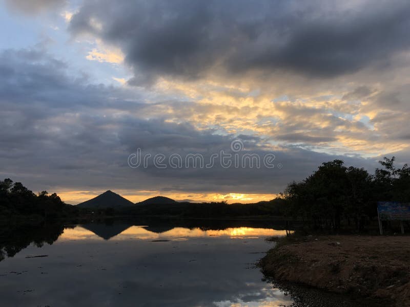 Reflection stock photo. Image of sunset, reflection - 109609450