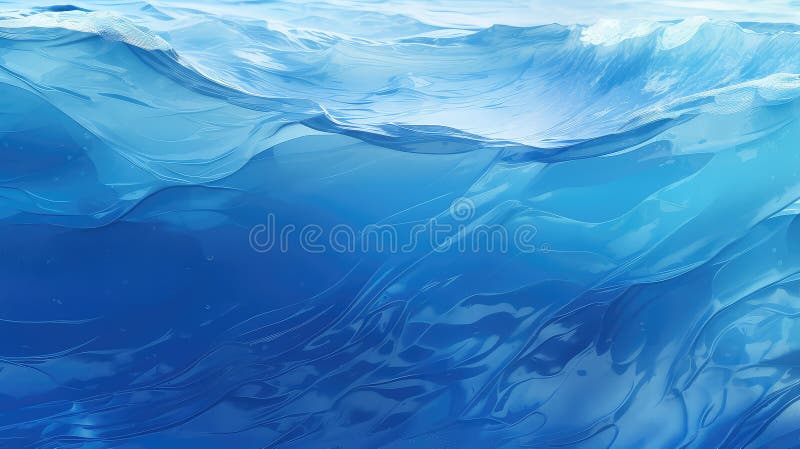 Reflection Blue Wave Texture Stock Illustration - Illustration of ...