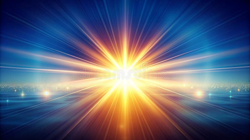 Reflection of a Bright Light Forming into Multiple Layers from High To ...