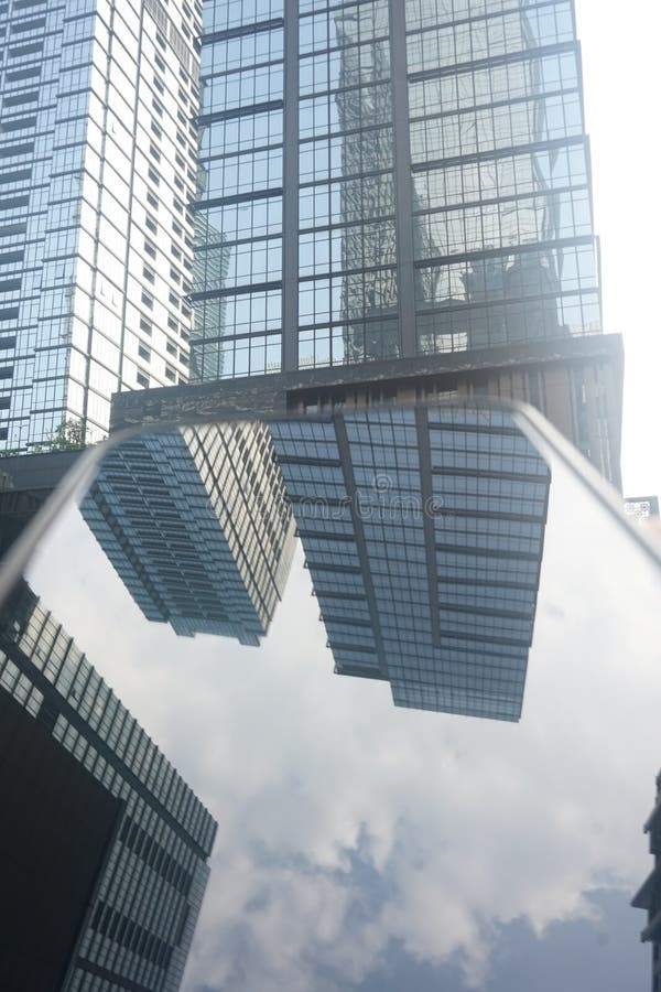 Reflection stock image. Image of office, building, road - 274330161