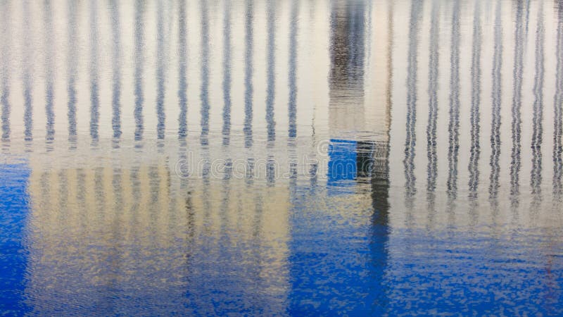 Reflection of a Building on the Surface of Water Stock Image - Image of ...