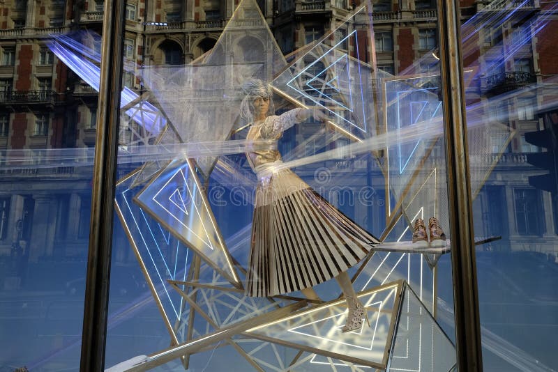 A Window Display Showing a Mannequin. London, UK. Editorial Photo ...
