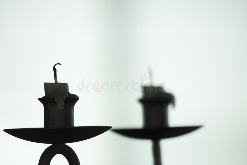 Reflection of a Candle in a Mirror Stock Photo - Image of design ...