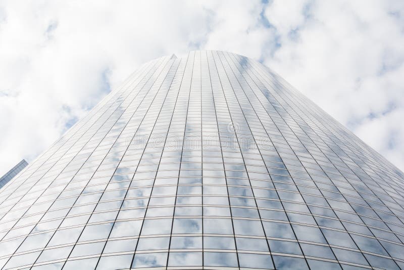 Clouds on Glass Building stock photo. Image of texture - 12676936