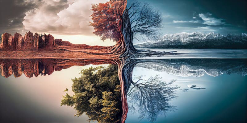 Reflection and Concern for the Environment, Beauty and Fragility of ...