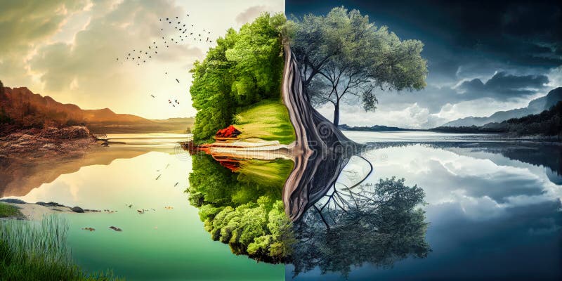 Reflection and Concern for the Environment, Beauty and Fragility of ...