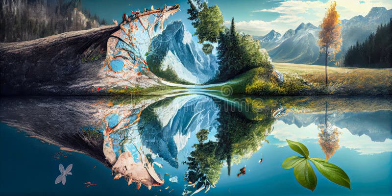 Reflection and Concern for the Environment, Beauty and Fragility of ...