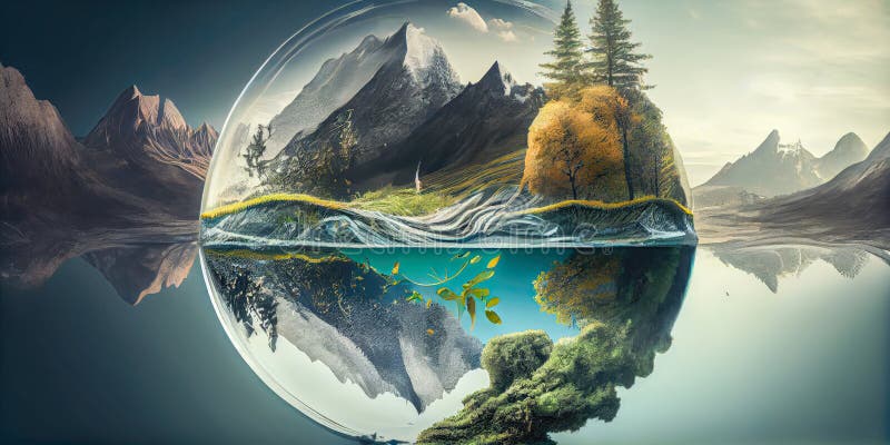 Reflection and Concern for the Environment, Beauty and Fragility of ...