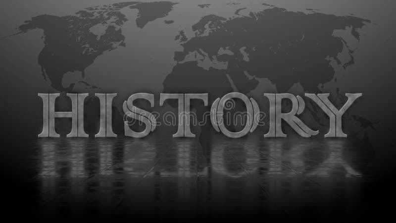 Reflection Effects on Structured Surface - Blurred Lettering HISTORY ...