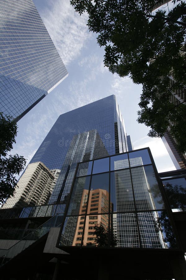 Los Angeles buildings stock photo. Image of sheen, reflecting - 3193550