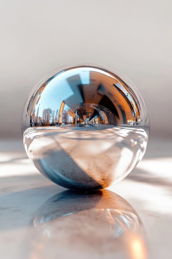 Reflection on a Globe stock illustration. Illustration of light - 358347514