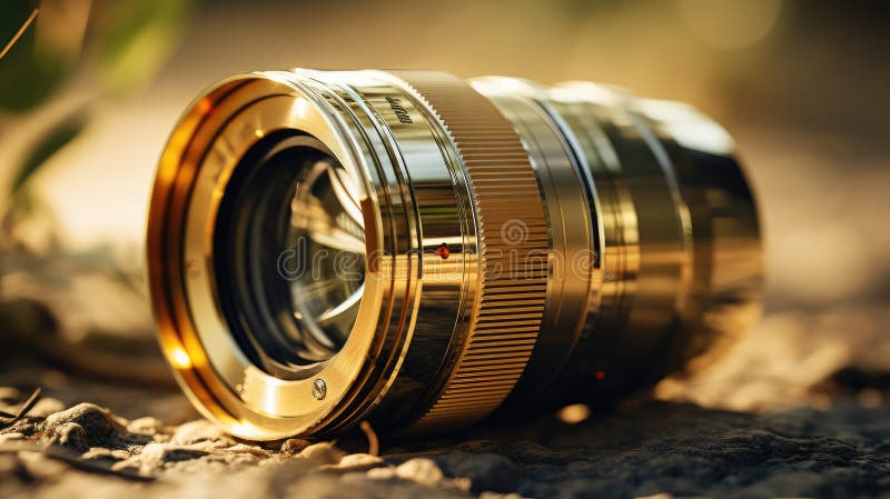 Gold camera #3 stock illustration. Illustration of exposure - 35048331