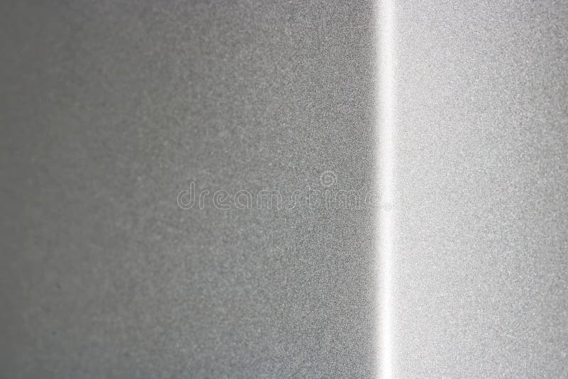 Reflection on Gray Metallic Corner Surface, Selective Focus Stock Photo ...